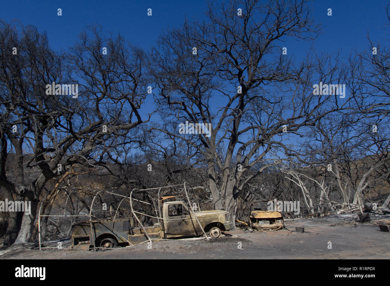 December 0, 2018 - Malibu, California, U.S - These are the remains of ...