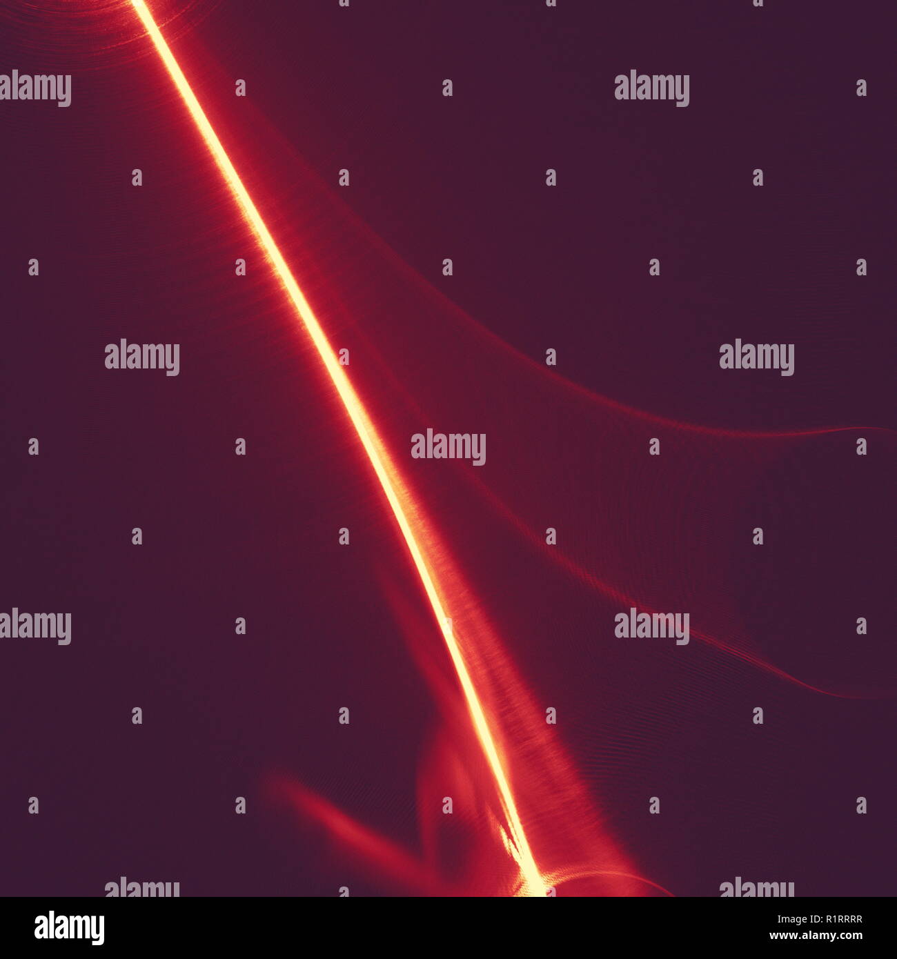 glowing red curved lines over dark Abstract Background space universe ...