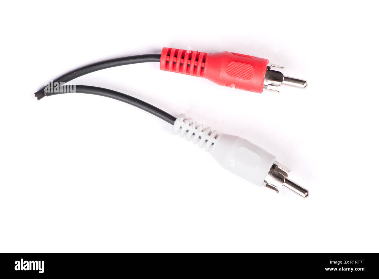 Audio and video RCA jack isolated on white Stock Photo - Alamy