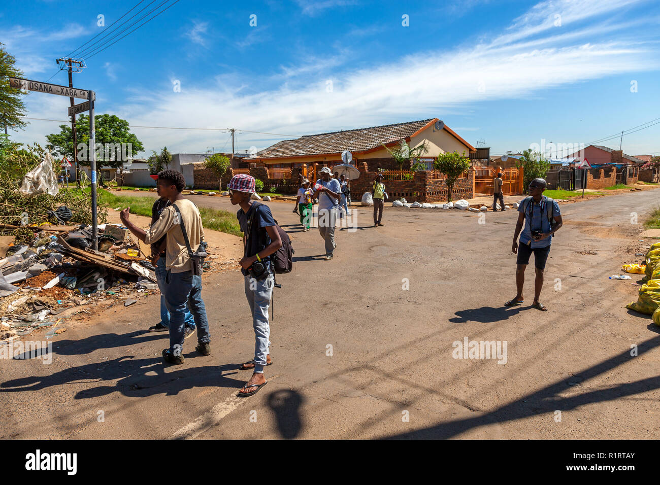 Mamelodi township close to Pretoria, South Africa Stock Photo - Alamy