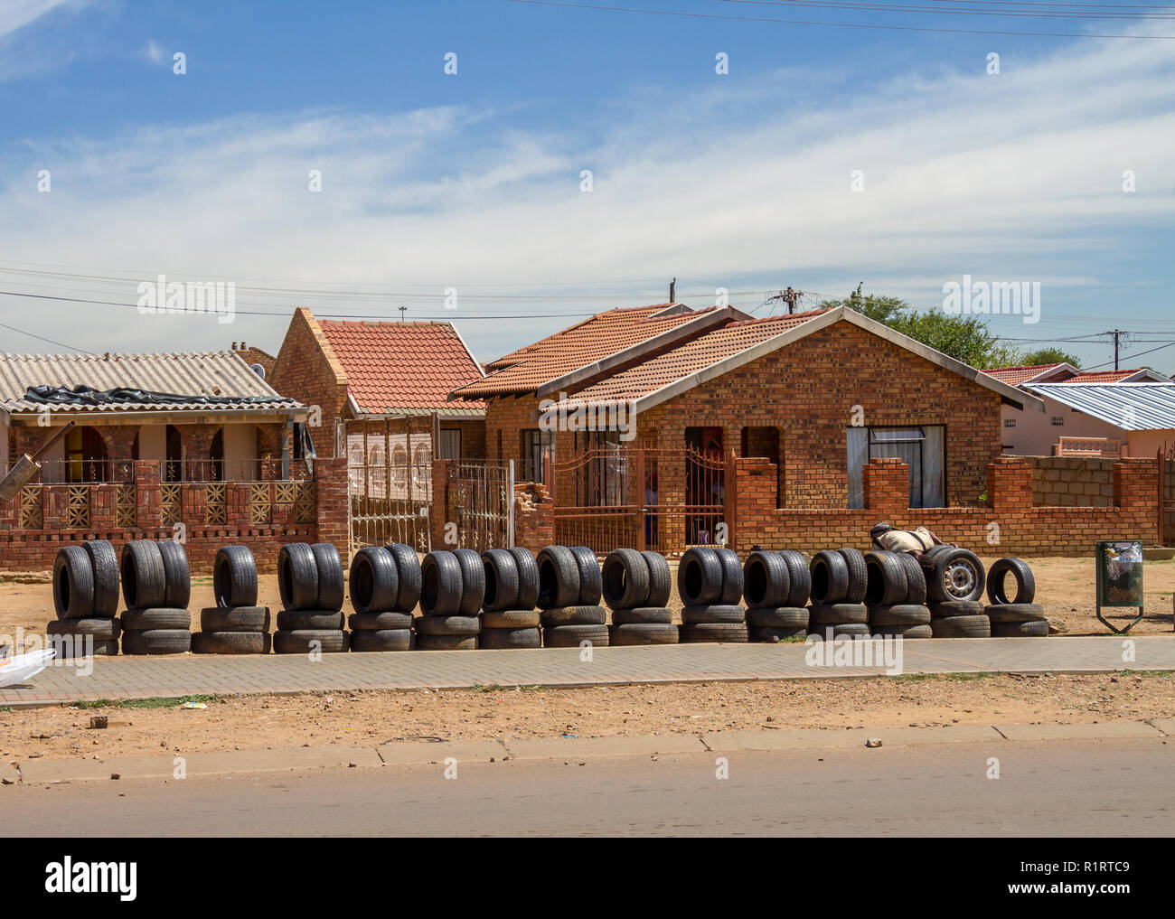 Mamelodi township close to Pretoria, South Africa Stock Photo - Alamy