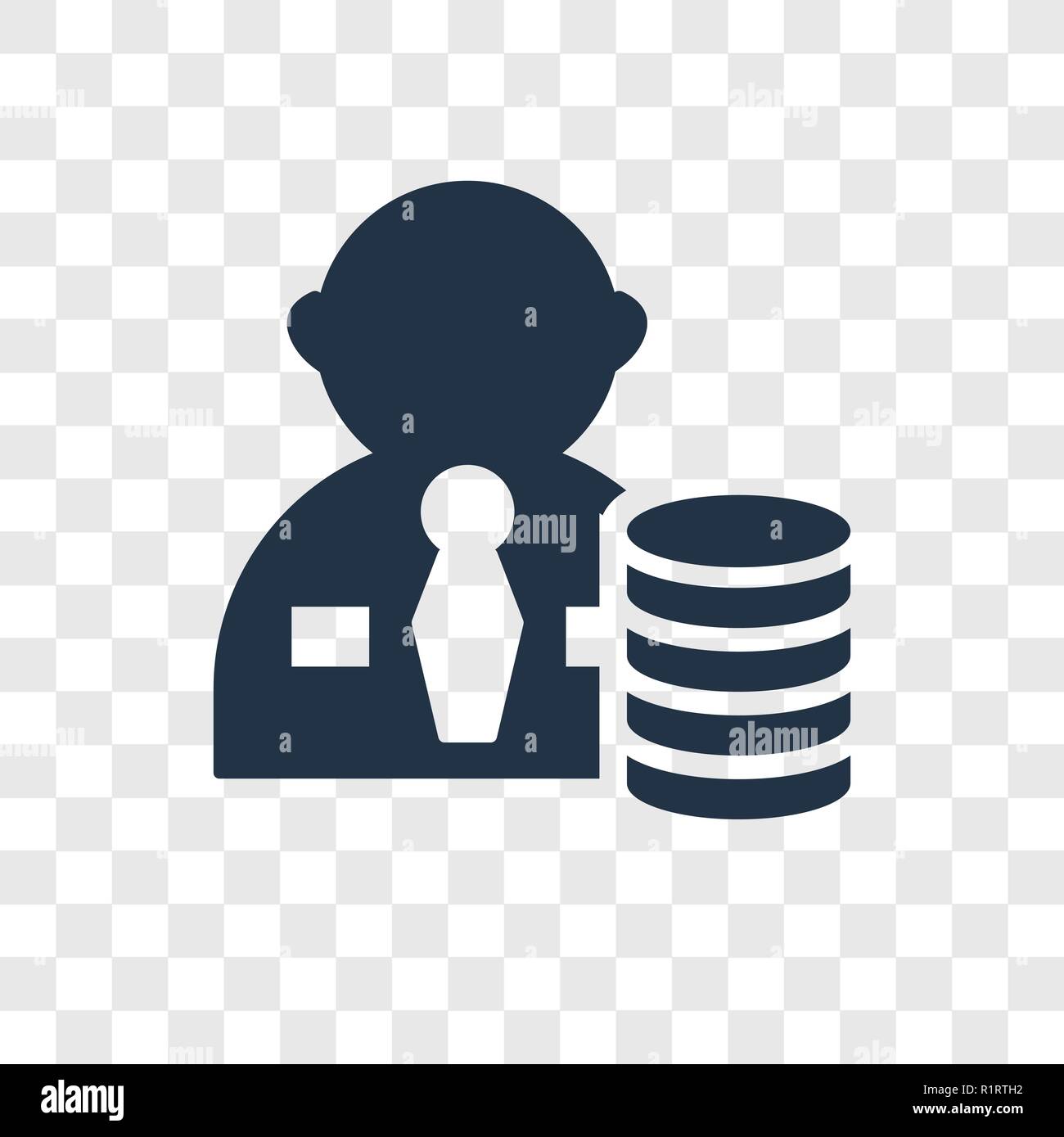 Salary vector icon isolated on transparent background, Salary ...