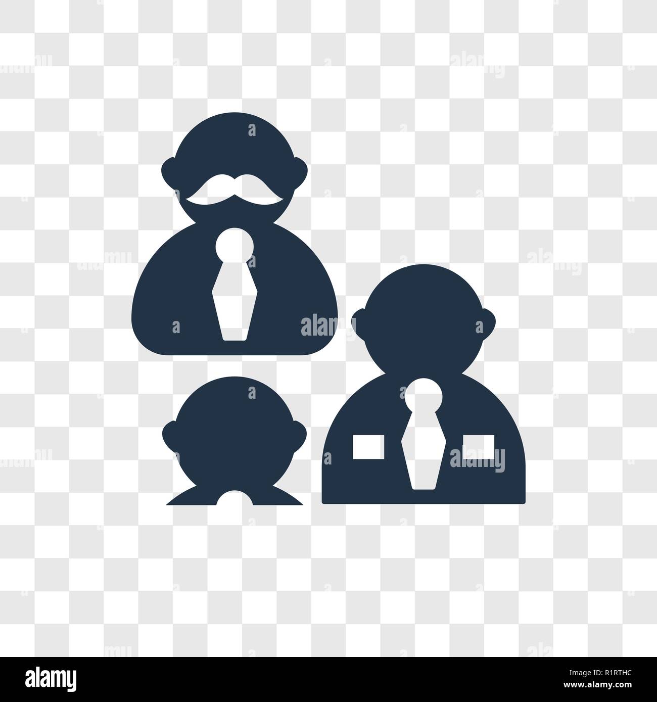 Interview vector icon isolated on transparent background, Interview ...