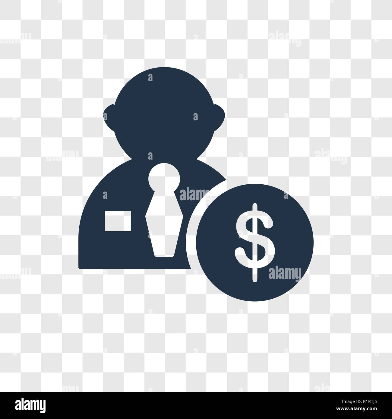 Salary vector icon isolated on transparent background, Salary ...