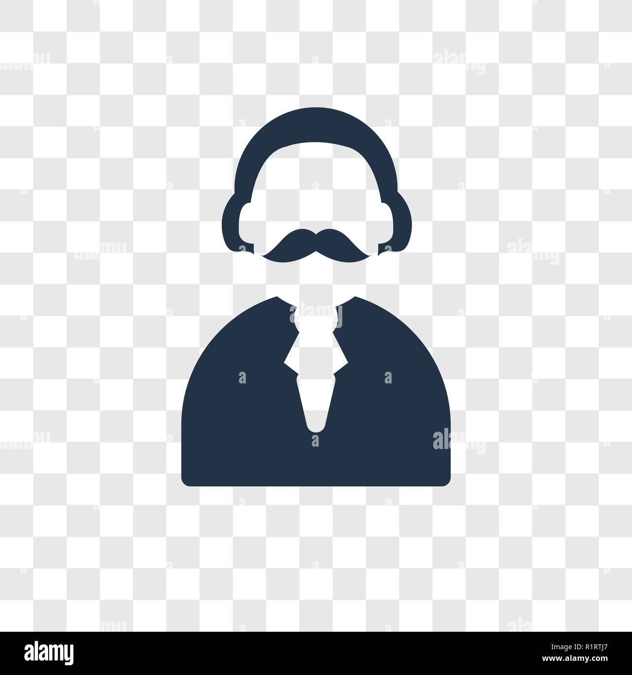 Man vector icon isolated on transparent background, Man transparency ...
