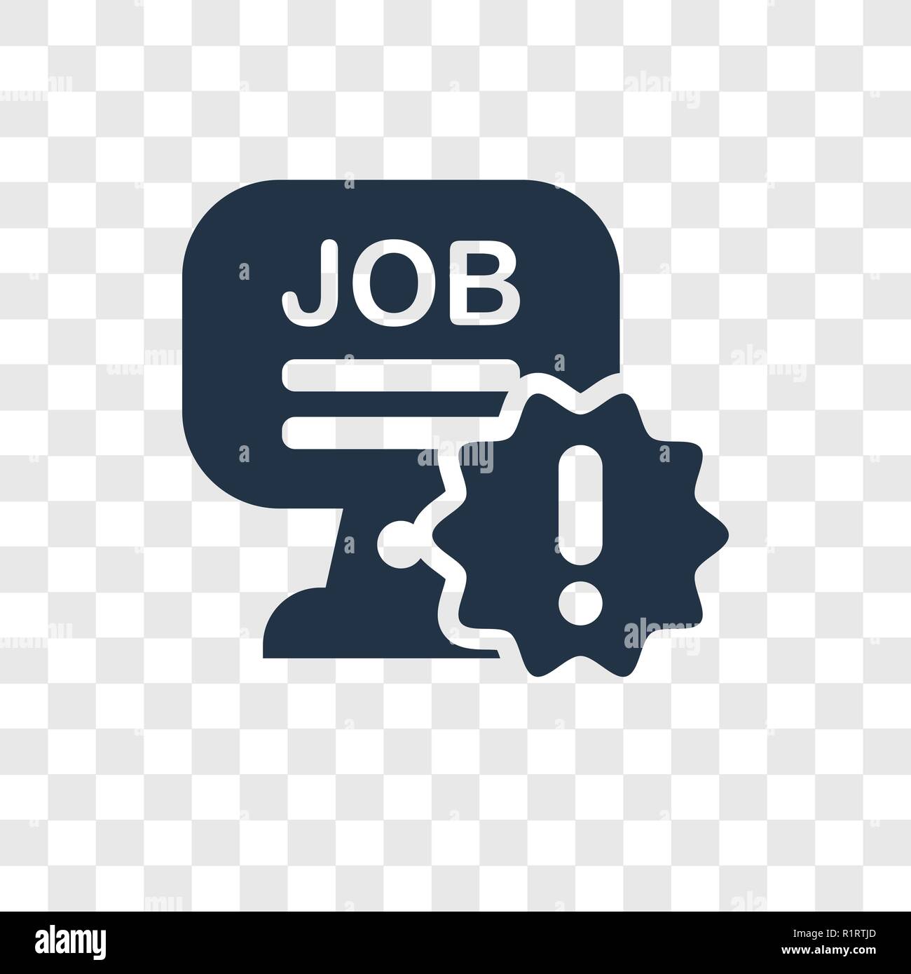 Notification vector icon isolated on transparent background ...