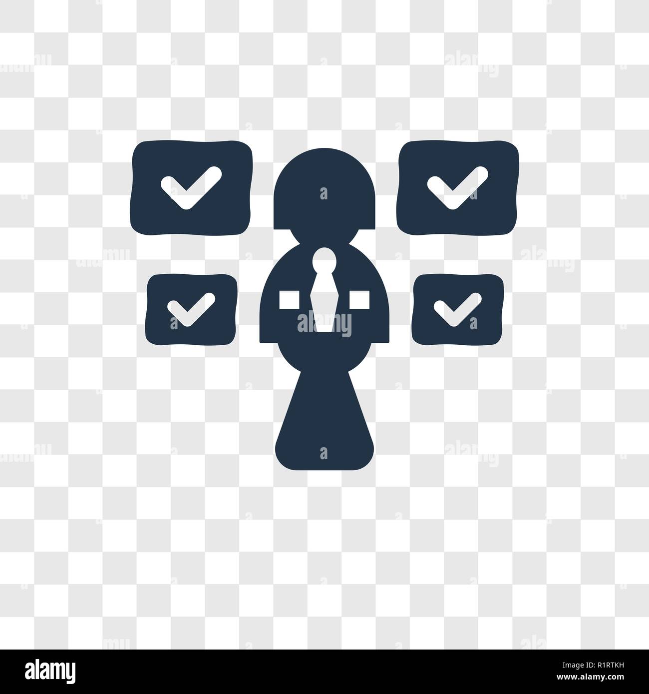 Skills vector icon isolated on transparent background, Skills ...