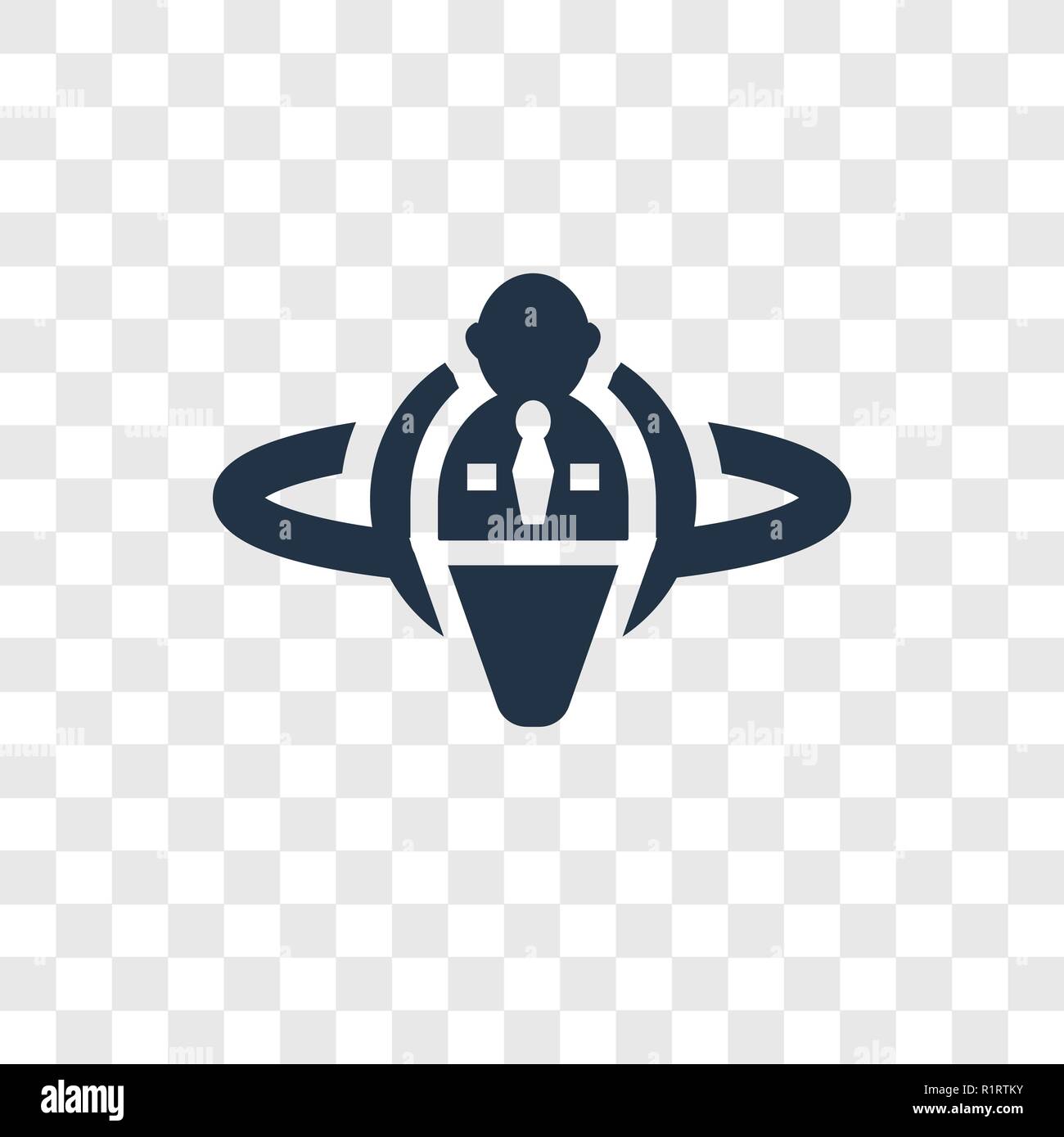 Candidate vector icon isolated on transparent background, Candidate ...