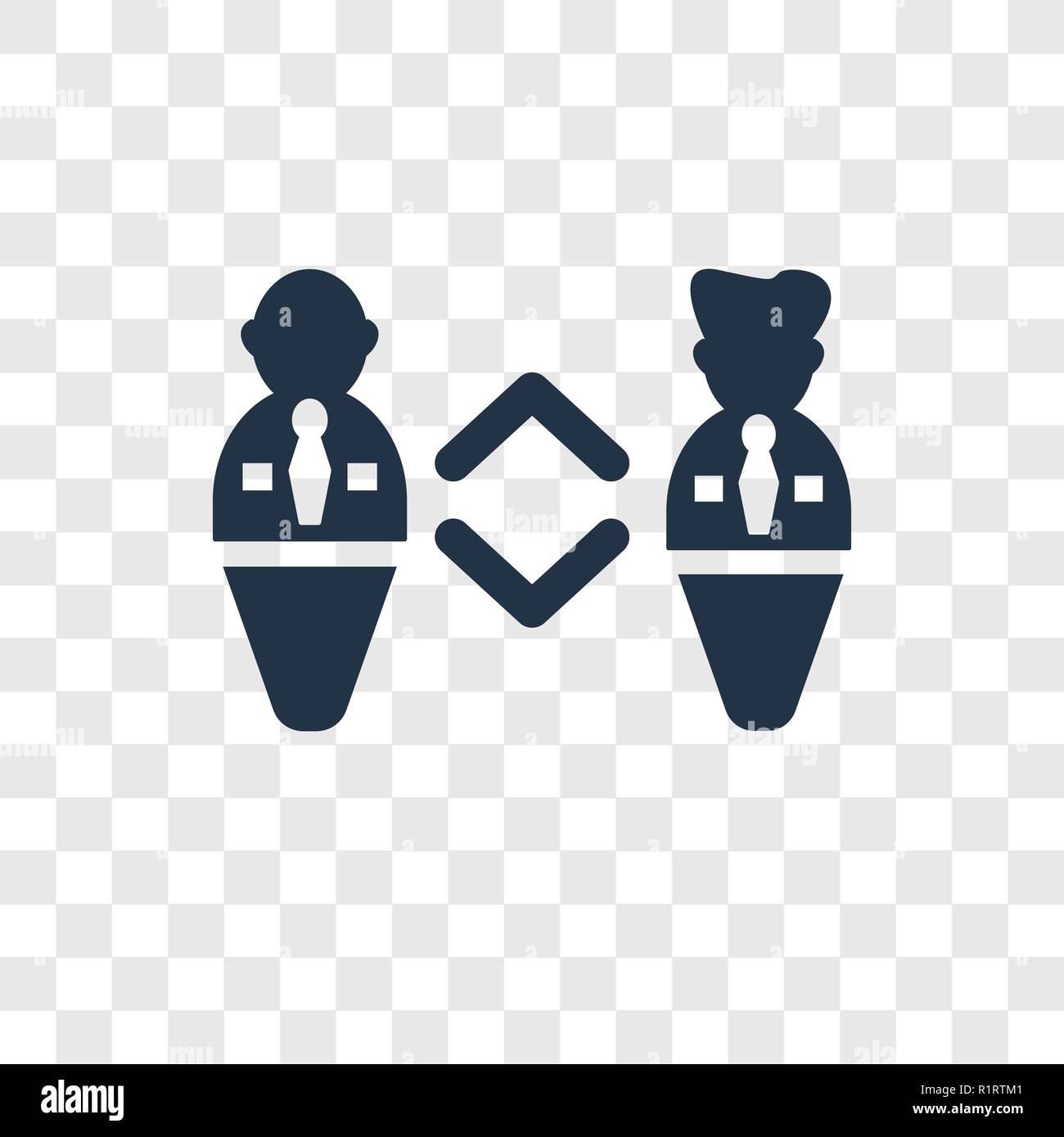 Teamwork vector icon isolated on transparent background, Teamwork ...