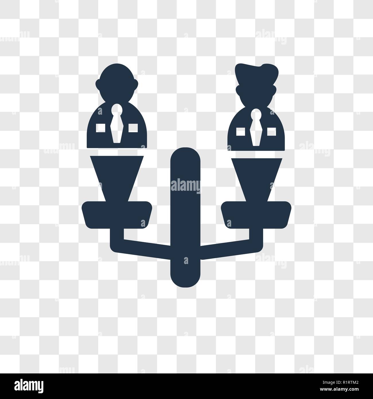 Balance vector icon isolated on transparent background, Balance ...