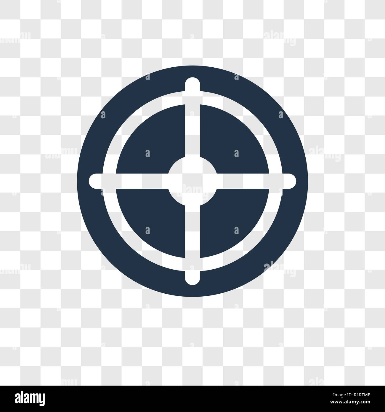 Target vector icon isolated on transparent background, Target ...