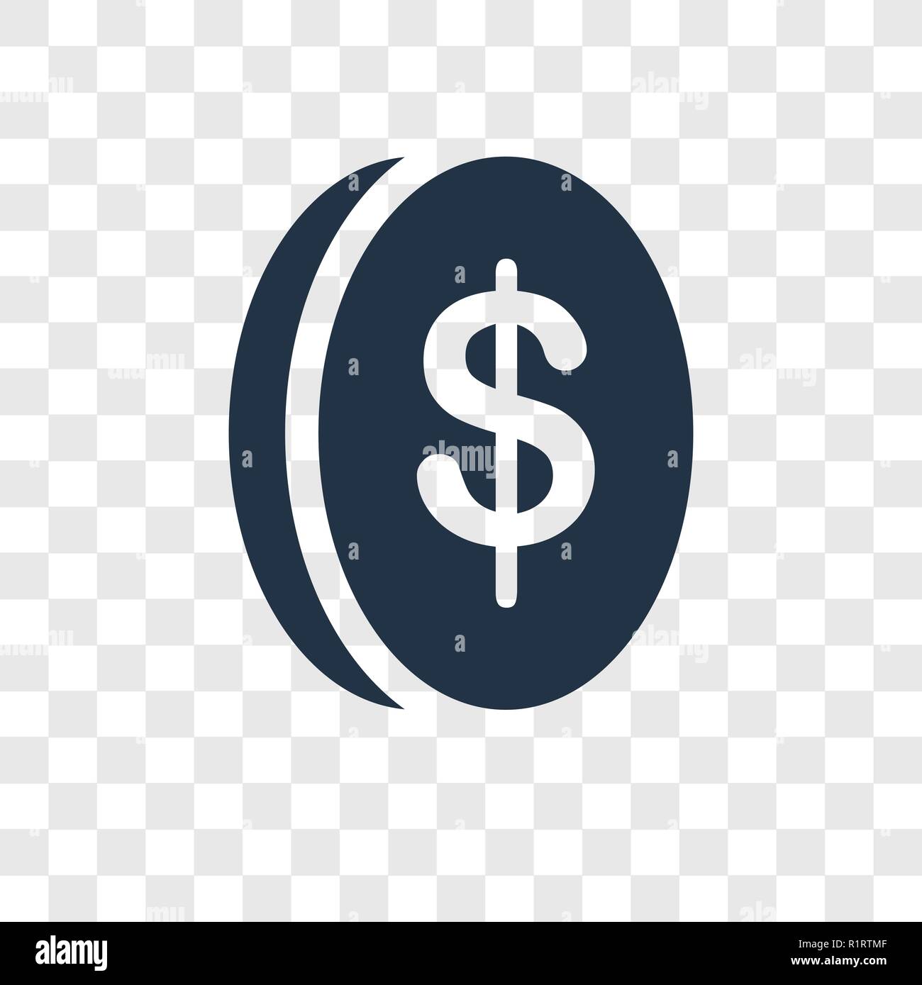 Money vector icon isolated on transparent background, Money ...