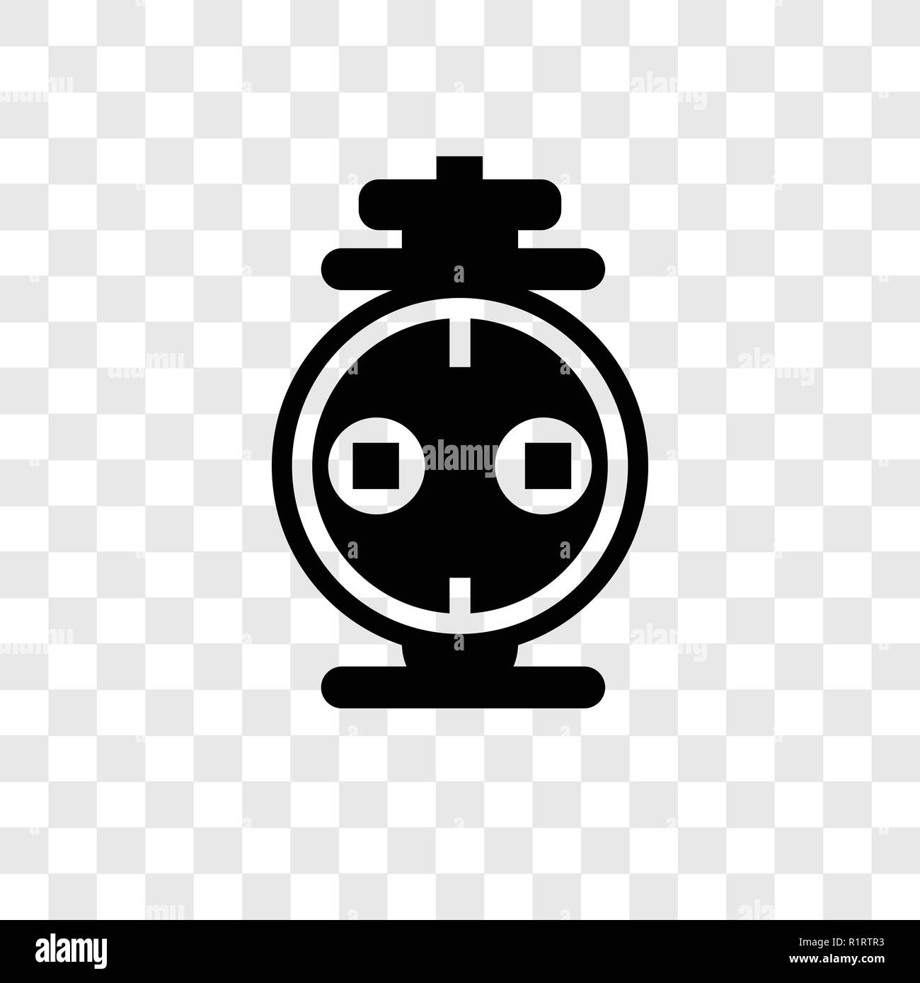 Outlet vector icon isolated on transparent background, Outlet ...