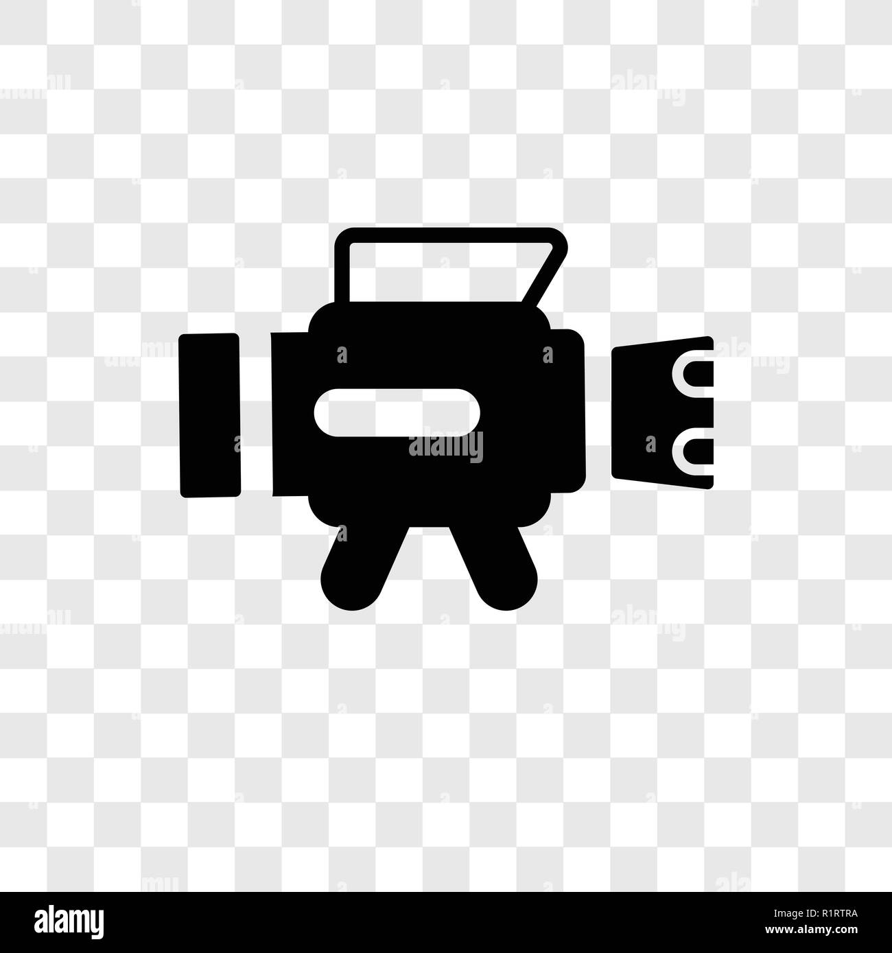 Torch vector icon isolated on transparent background, Torch ...