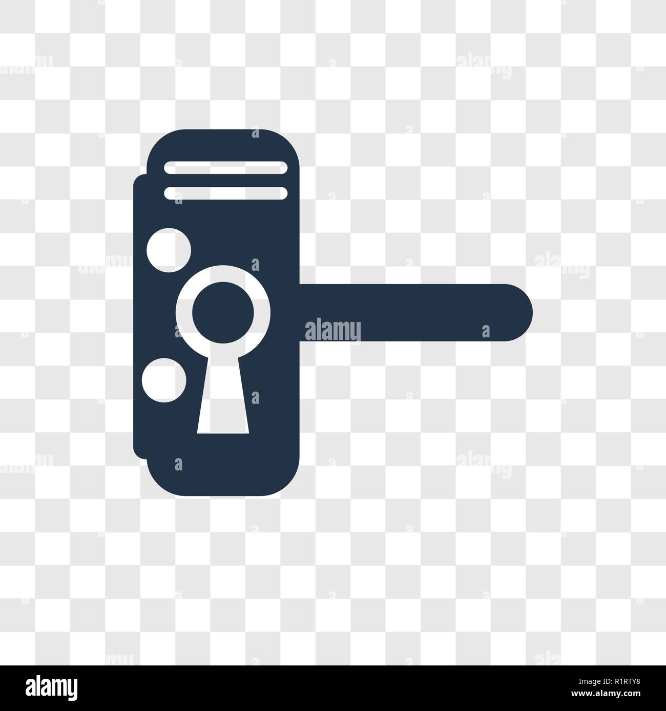 Handle vector icon isolated on transparent background, Handle ...