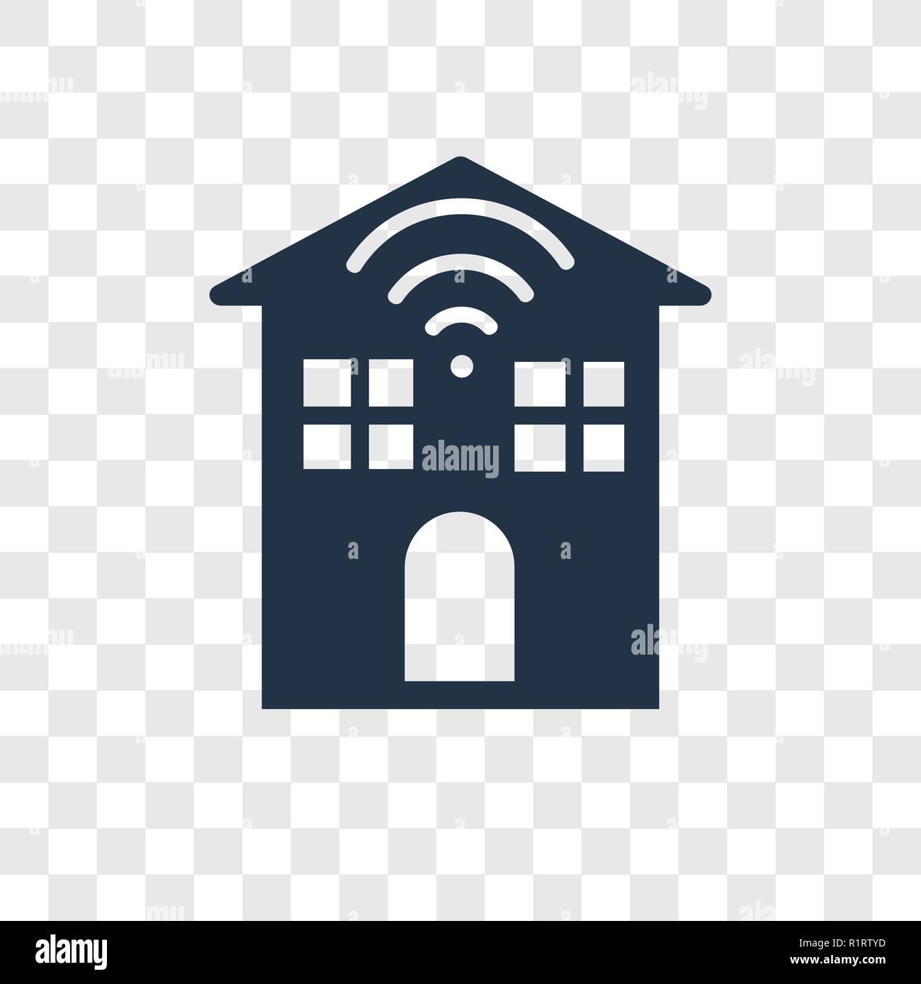 Home vector icon isolated on transparent background, Home transparency ...