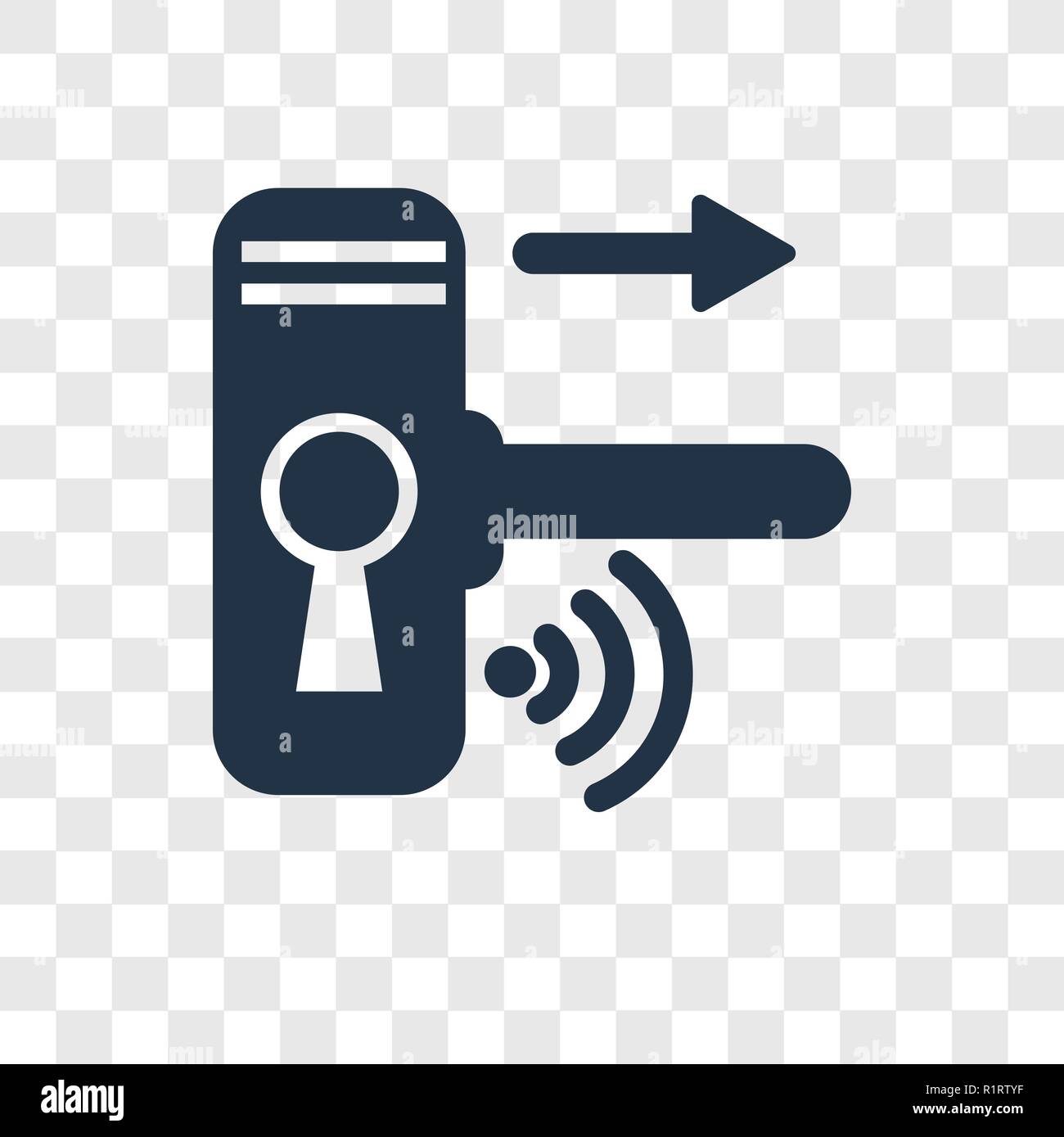 Handle vector icon isolated on transparent background, Handle ...