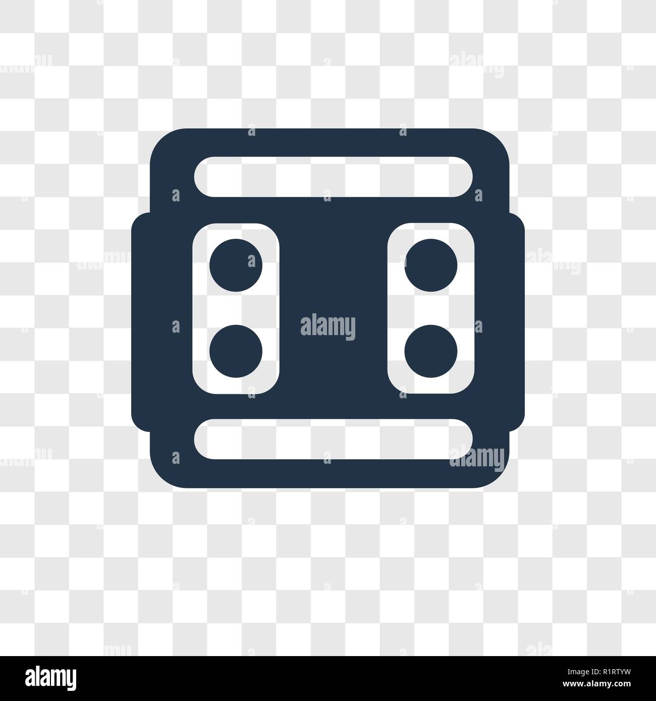 Switch vector icon isolated on transparent background, Switch ...