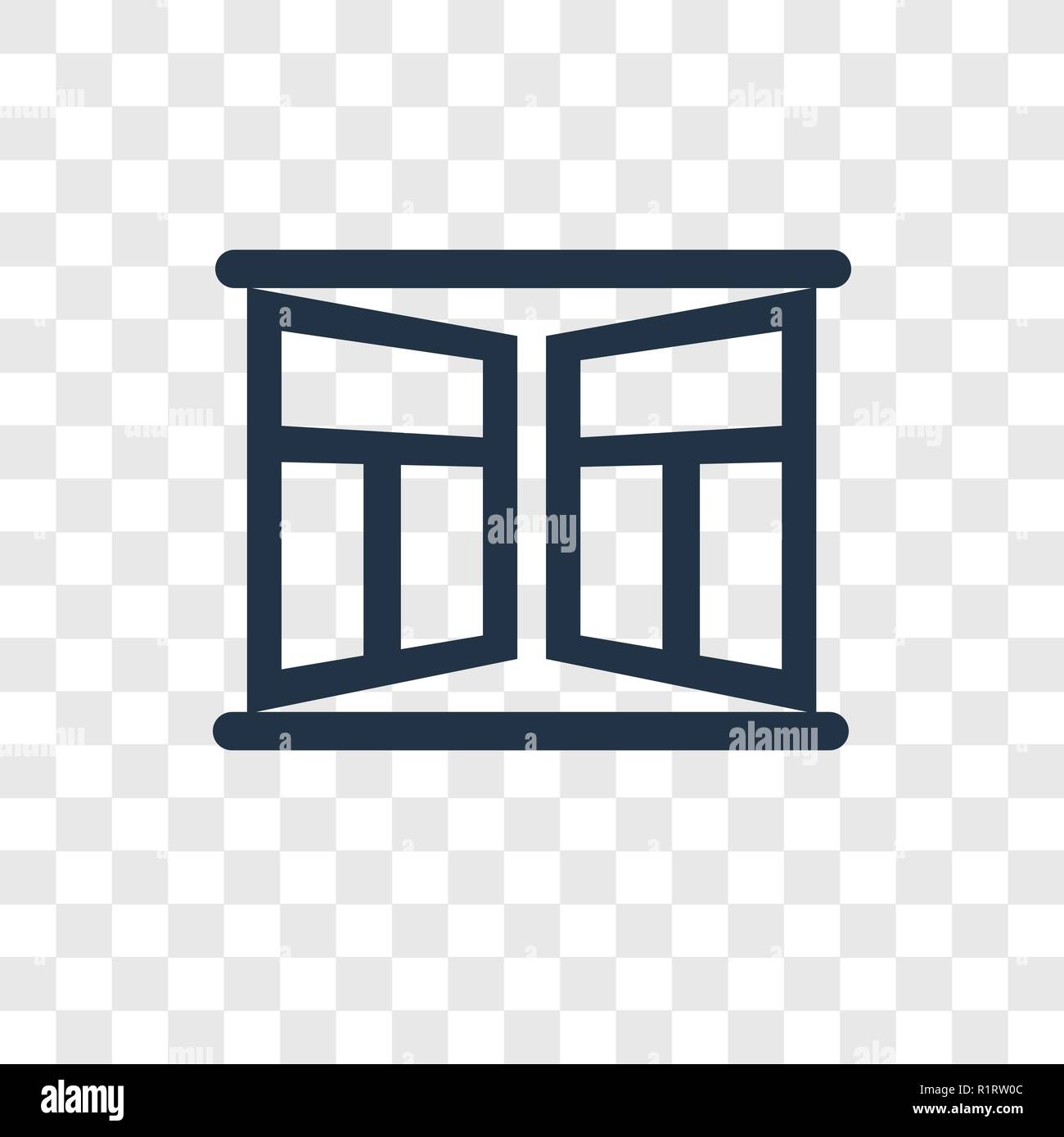 Large wood windows Stock Vector Images - Alamy