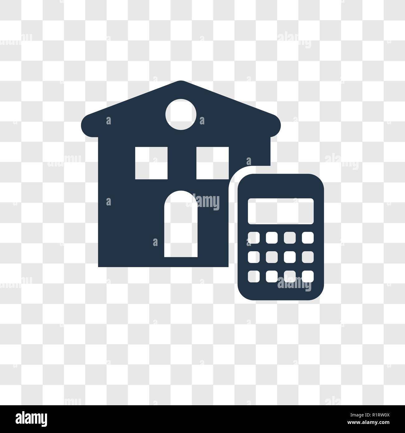 Home vector icon isolated on transparent background, Home transparency ...