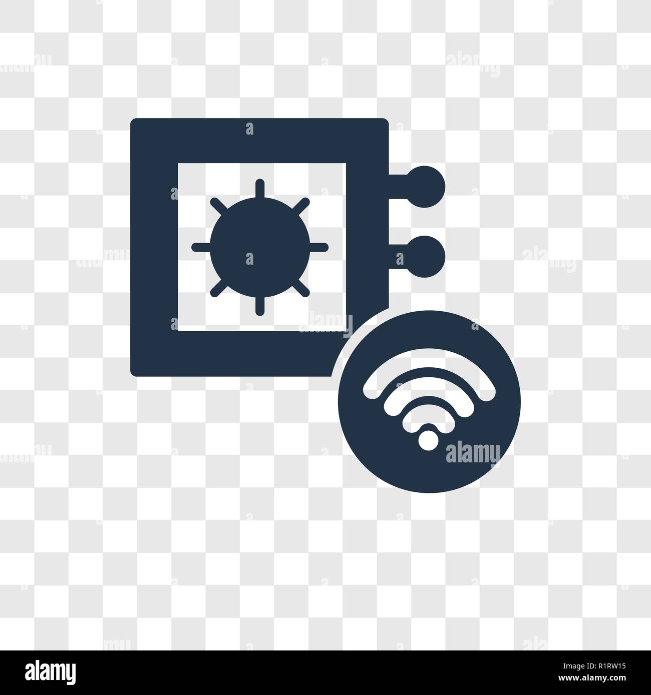 Dimmer vector icon isolated on transparent background, Dimmer ...