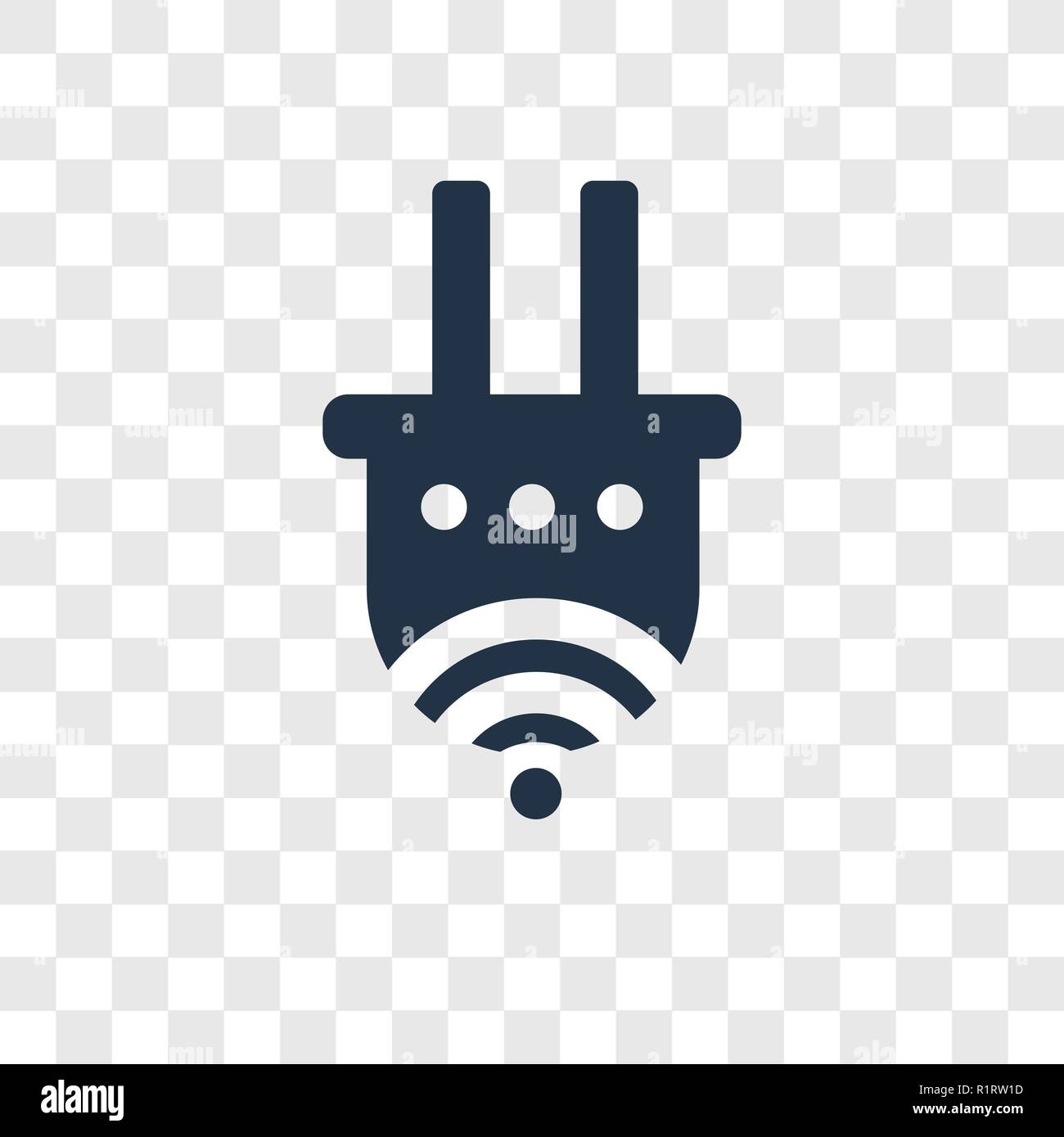 Smart vector icon isolated on transparent background, Smart ...