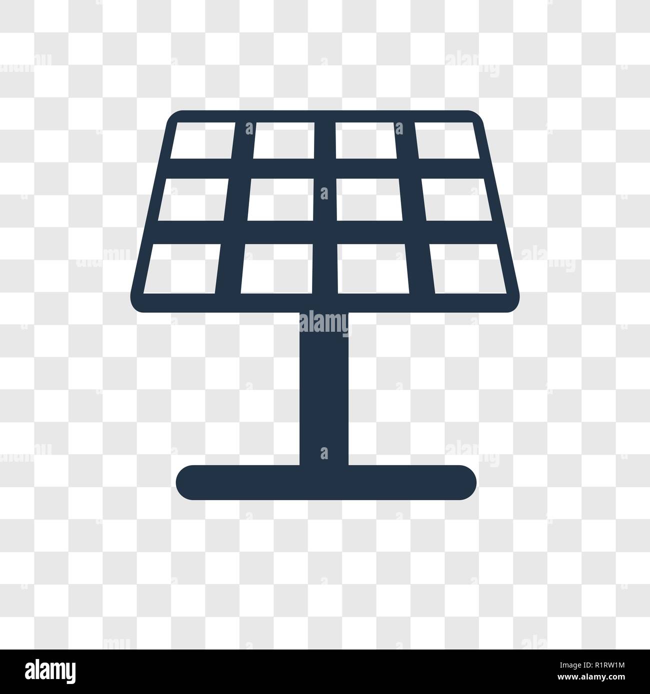 Panel vector icon isolated on transparent background, Panel ...