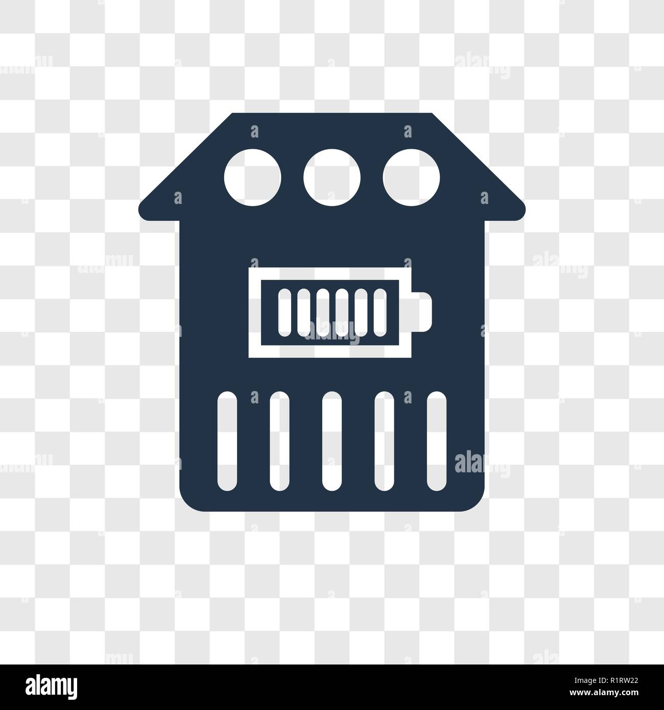 Home vector icon isolated on transparent background, Home transparency ...