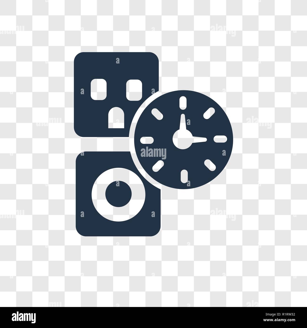 Plug vector icon isolated on transparent background, Plug transparency ...