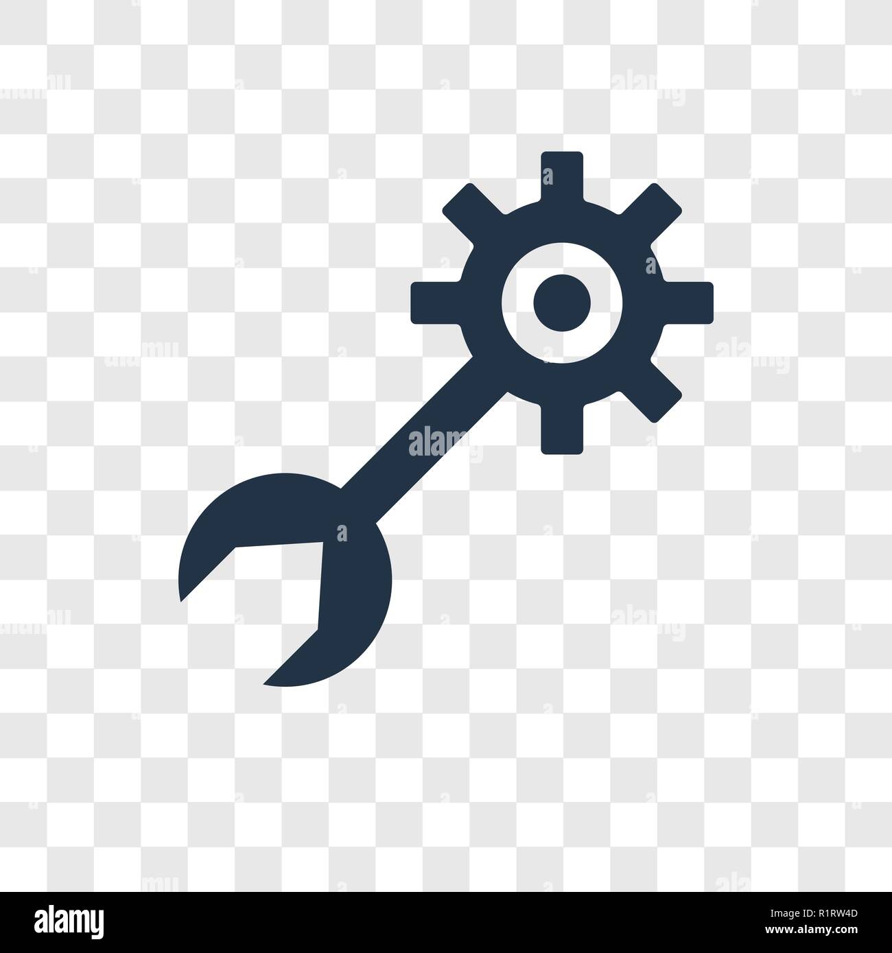 Tools vector icon isolated on transparent background, Tools transparency logo concept Stock ...