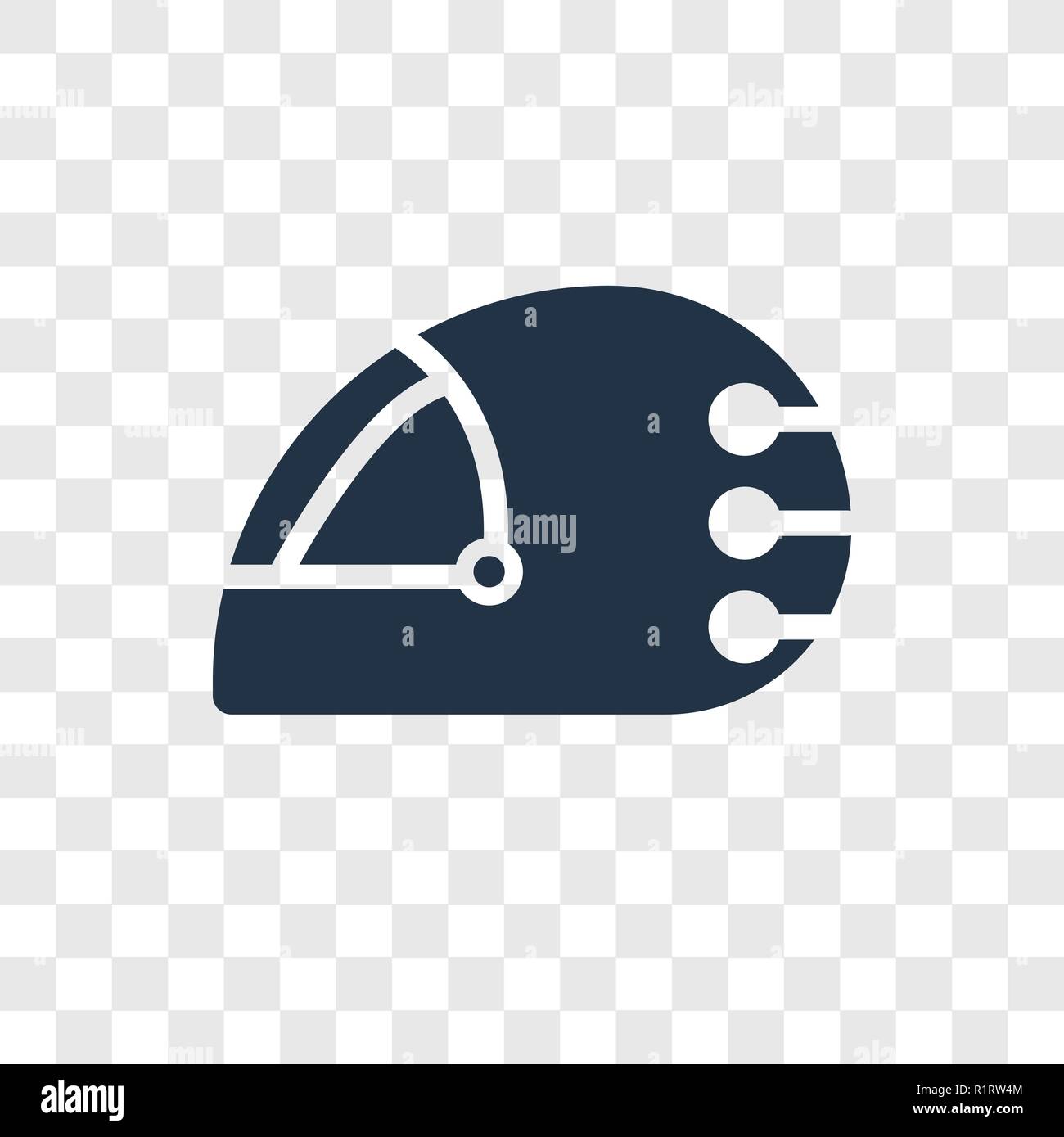 Helmet vector icon isolated on transparent background, Helmet ...