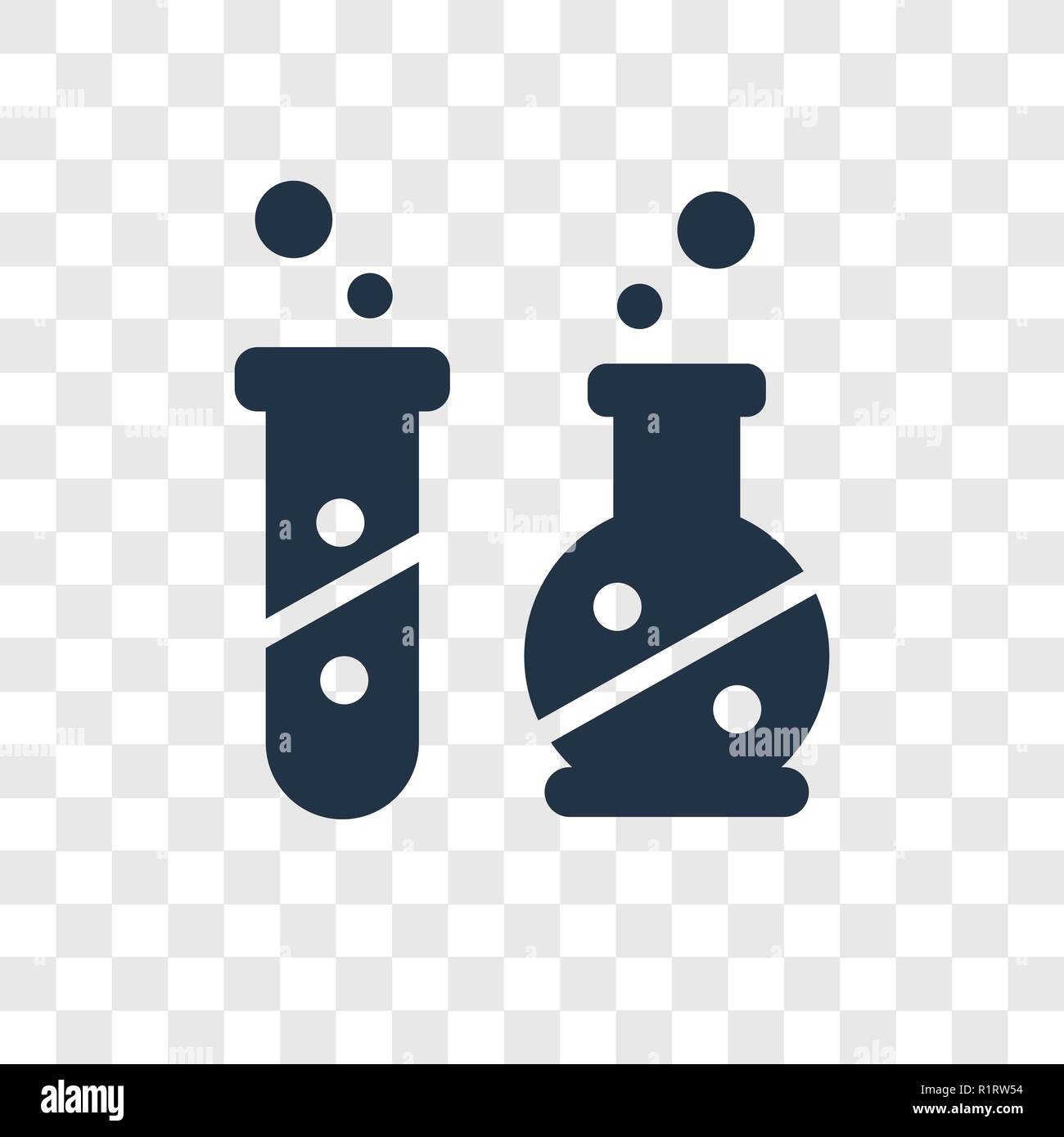 Chemistry vector icon isolated on transparent background, Chemistry ...