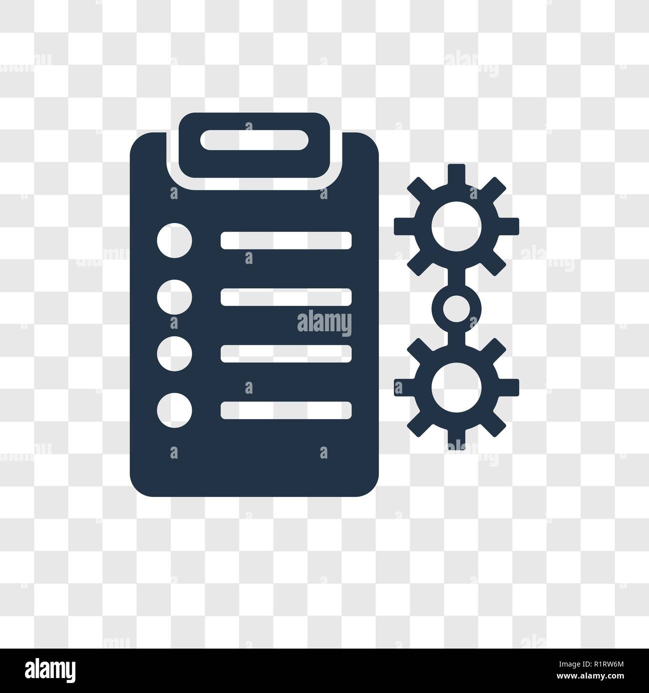Clipboard vector icon isolated on transparent background, Clipboard ...