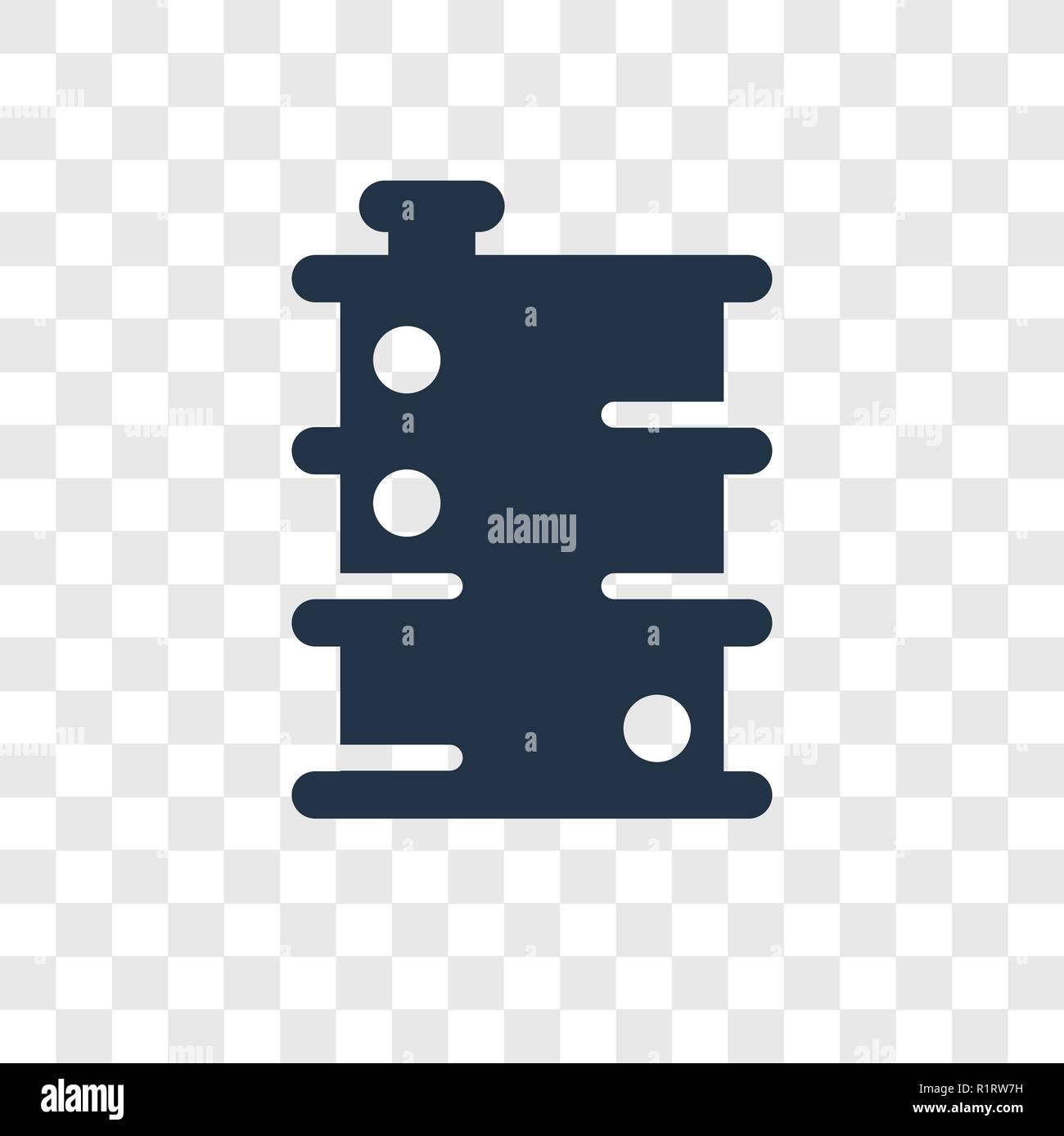 Oil vector icon isolated on transparent background, Oil transparency ...