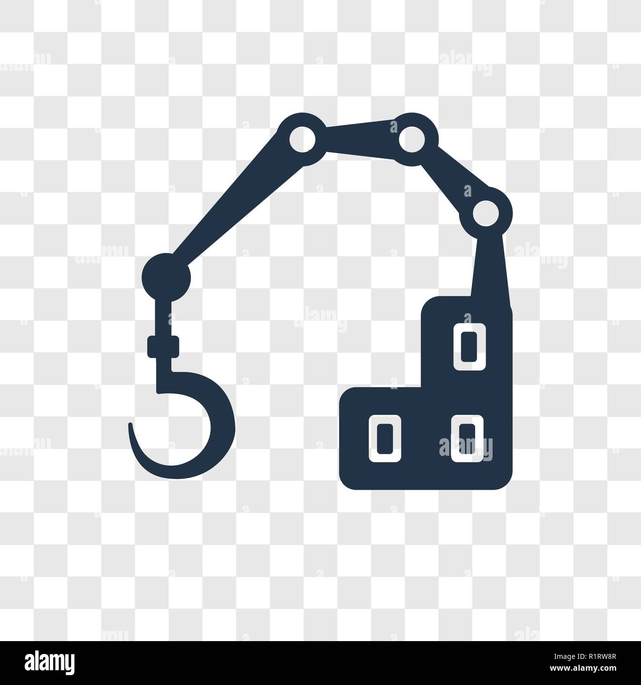 Hook vector icon isolated on transparent background, Hook transparency ...