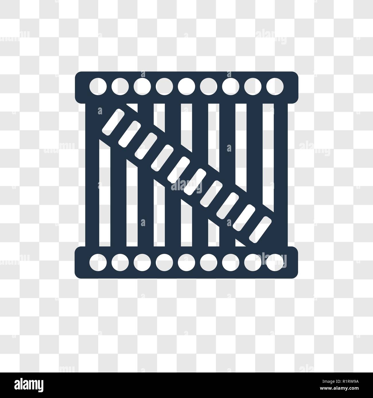 Package vector icon isolated on transparent background, Package ...