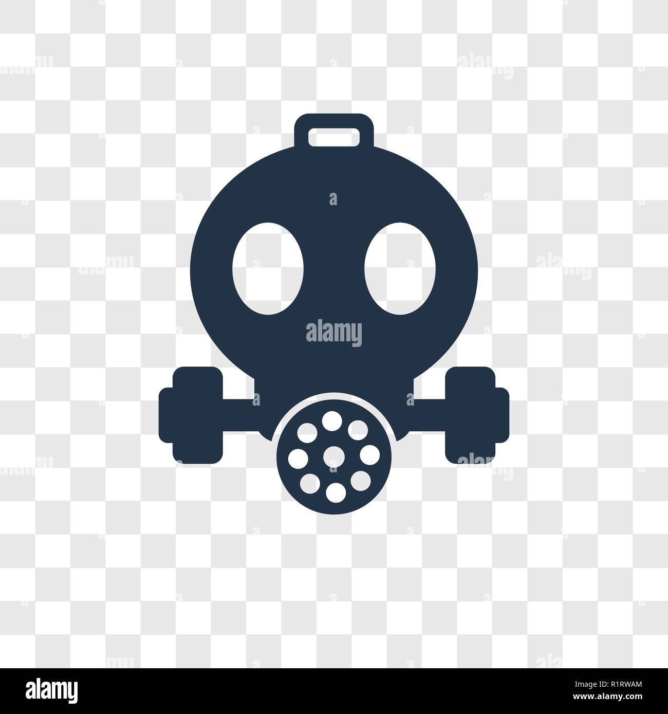 Safety mask vector icon isolated on transparent background, Safety mask ...