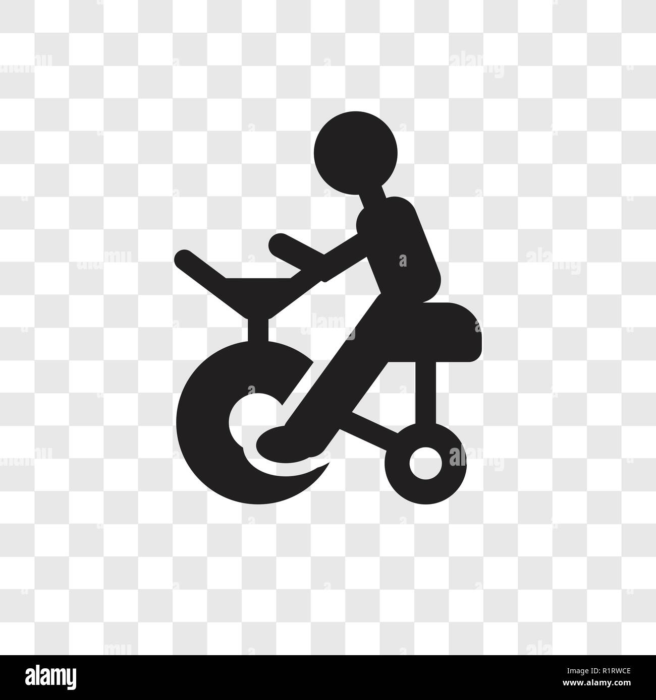 Circus stunt man vector icon isolated on transparent background, Circus ...