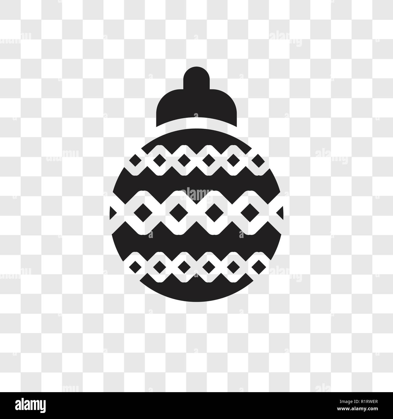 Ball vector icon isolated on transparent background, Ball transparency ...