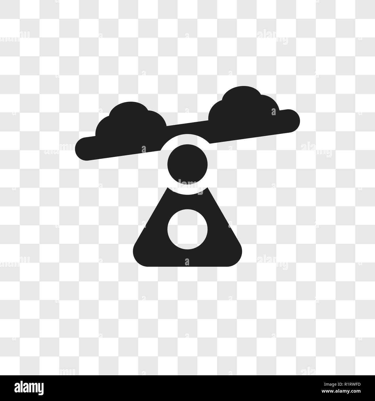 Swing vector icon isolated on transparent background, Swing ...