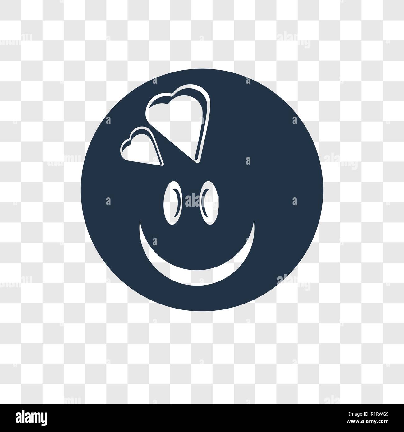 In love vector icon isolated on transparent background, In love ...
