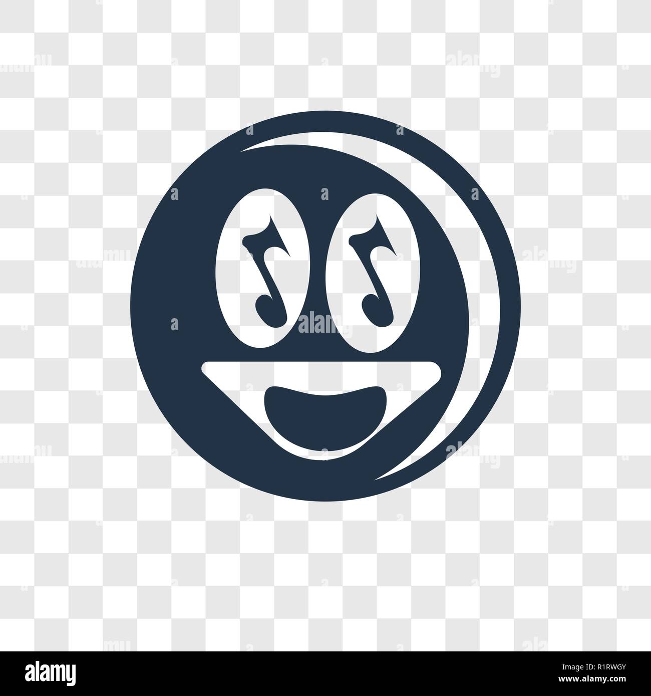 Singing vector icon isolated on transparent background, Singing ...