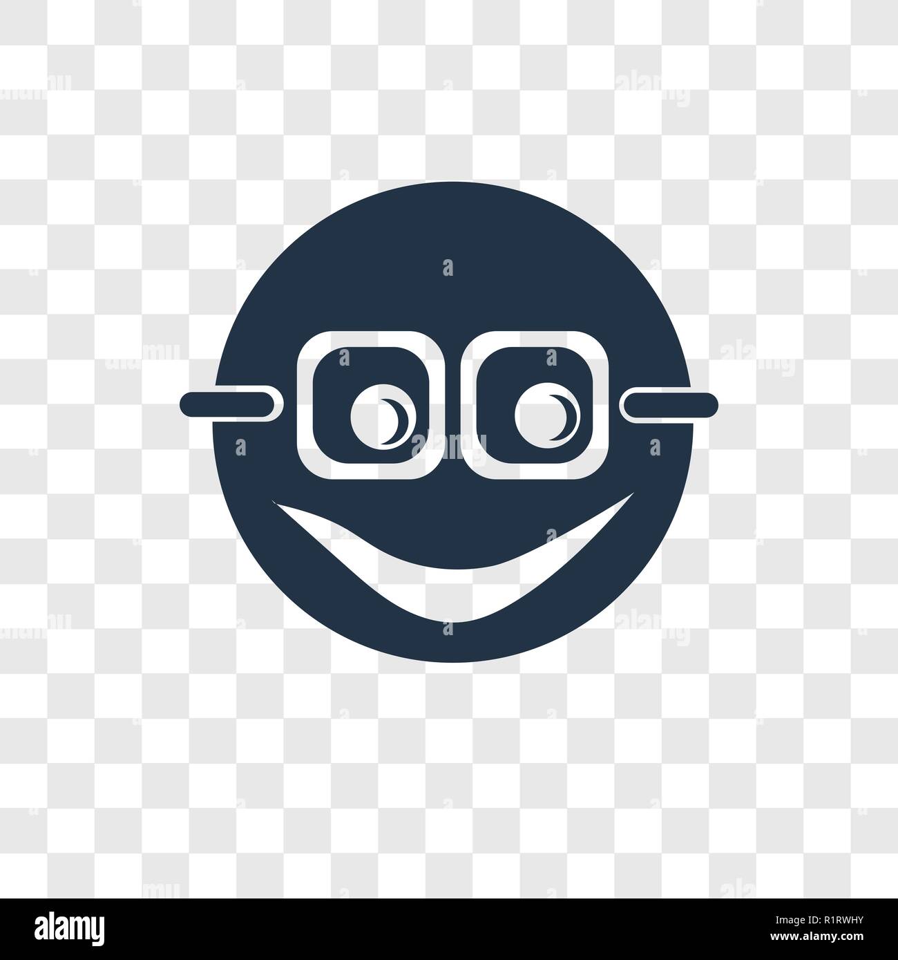 Cool vector icon isolated on transparent background, Cool transparency ...