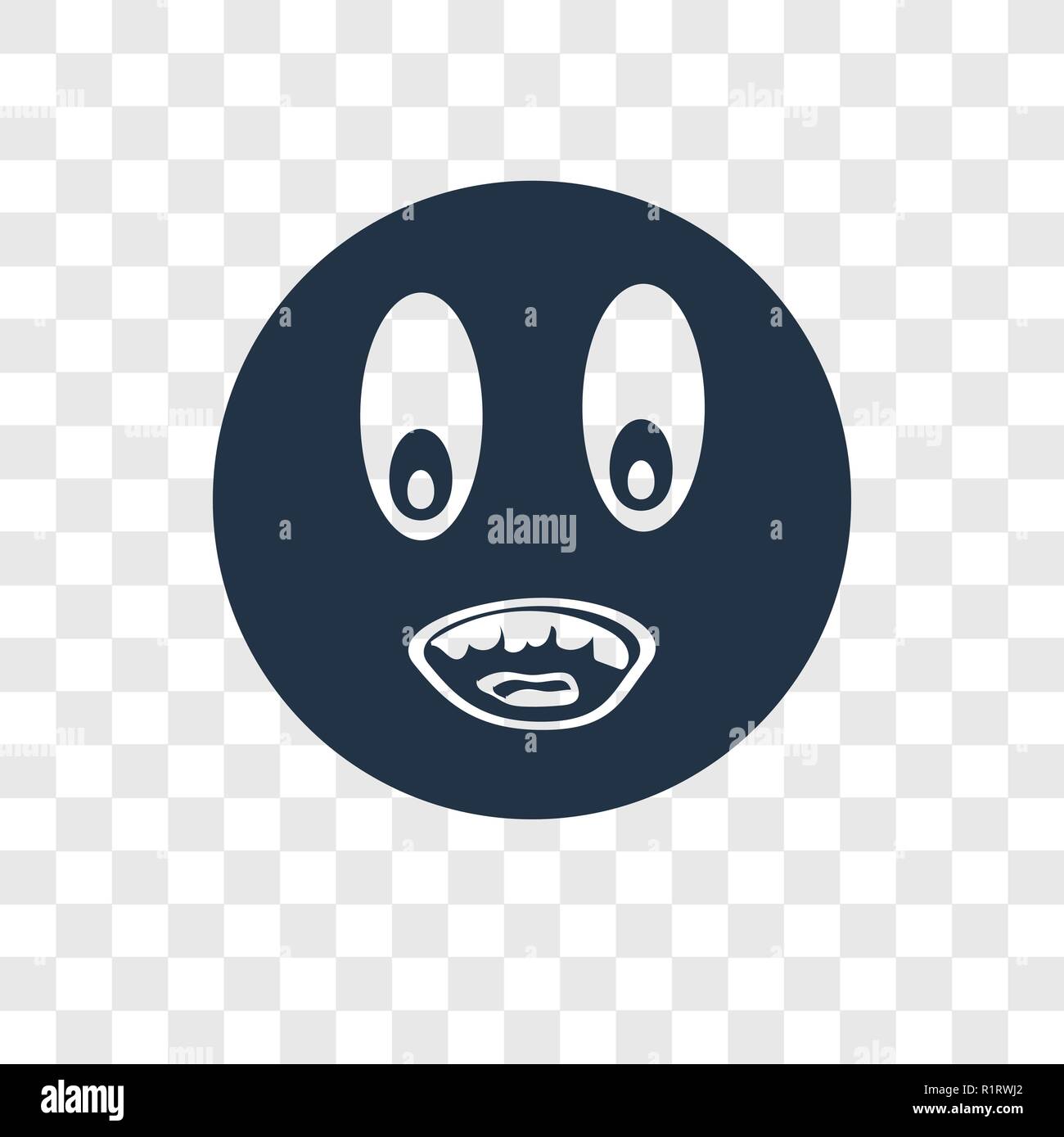 Angry vector icon isolated on transparent background, Angry ...