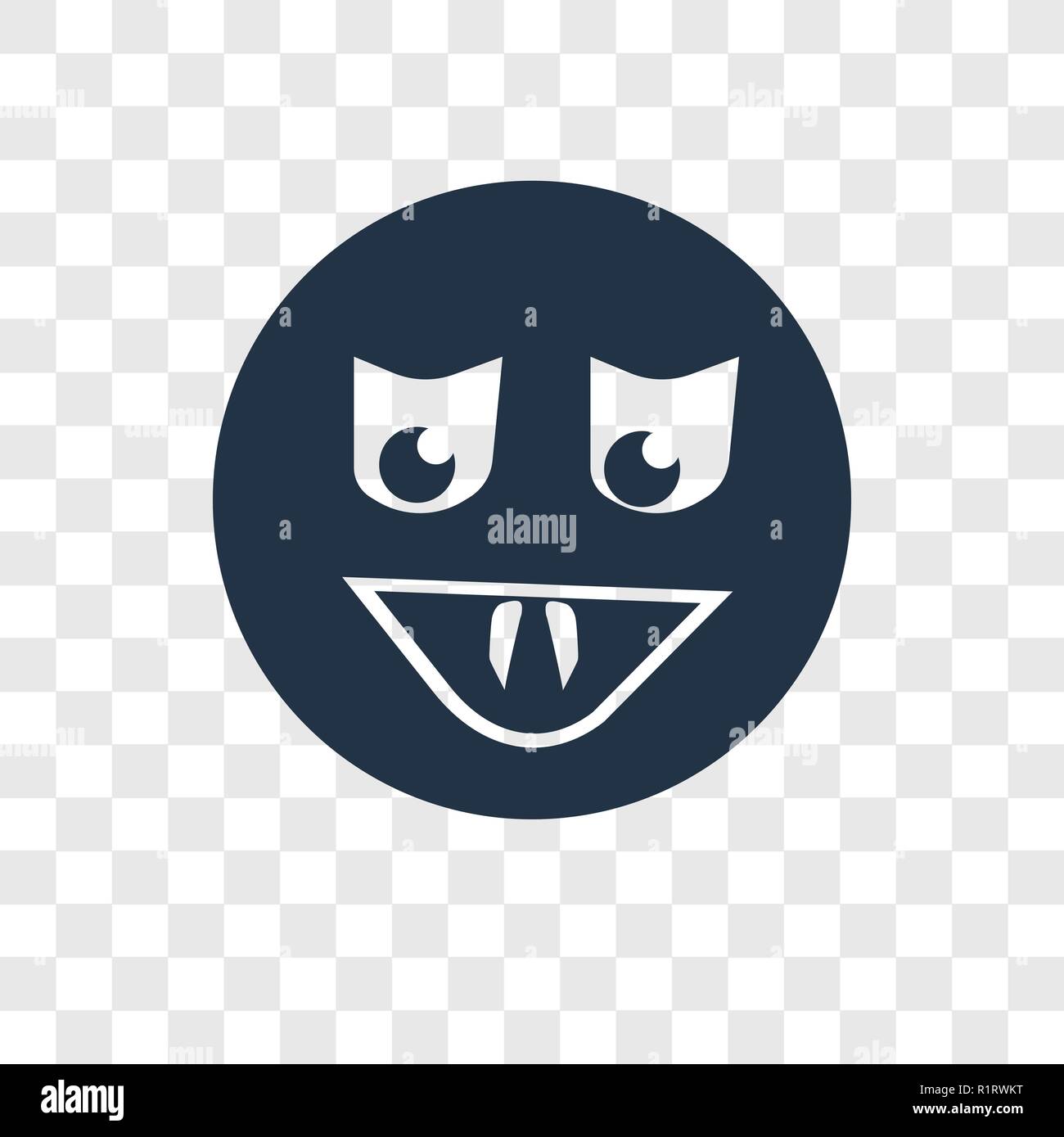 Vampire vector icon isolated on transparent background, Vampire ...