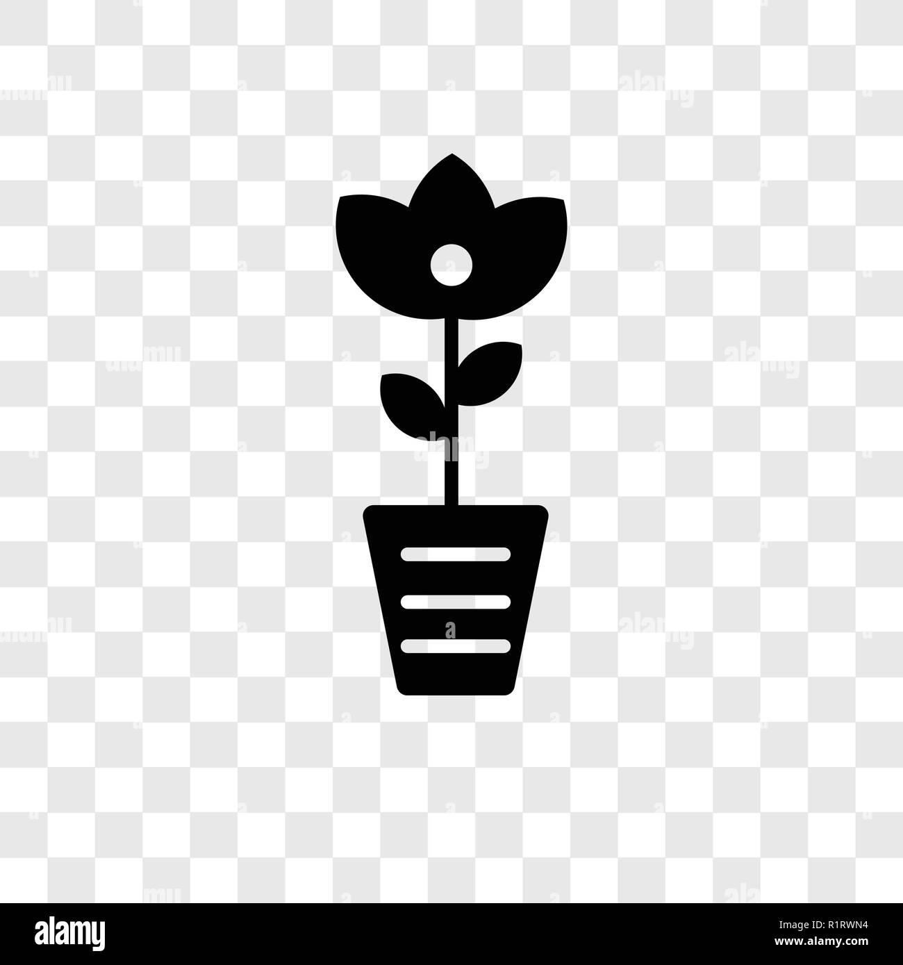 Rose cleanin vector icon isolated on transparent background, Rose ...