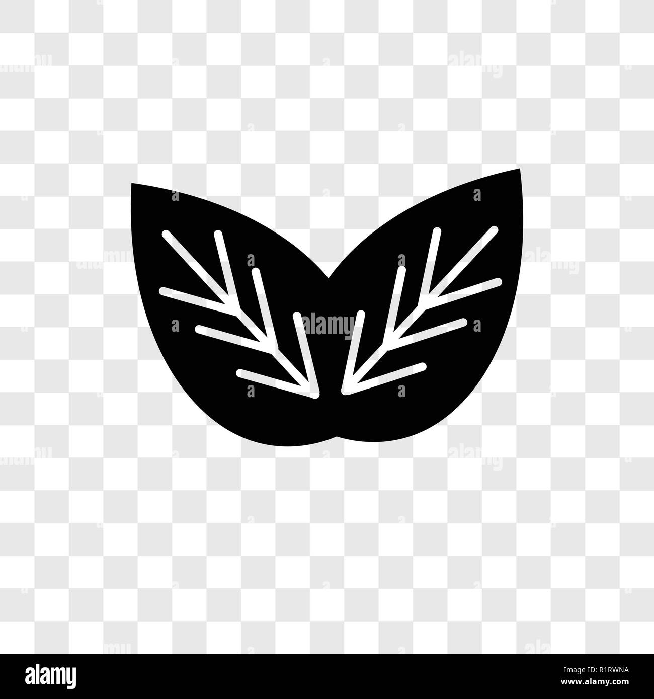 Leaf cleanin vector icon isolated on transparent background, Leaf ...