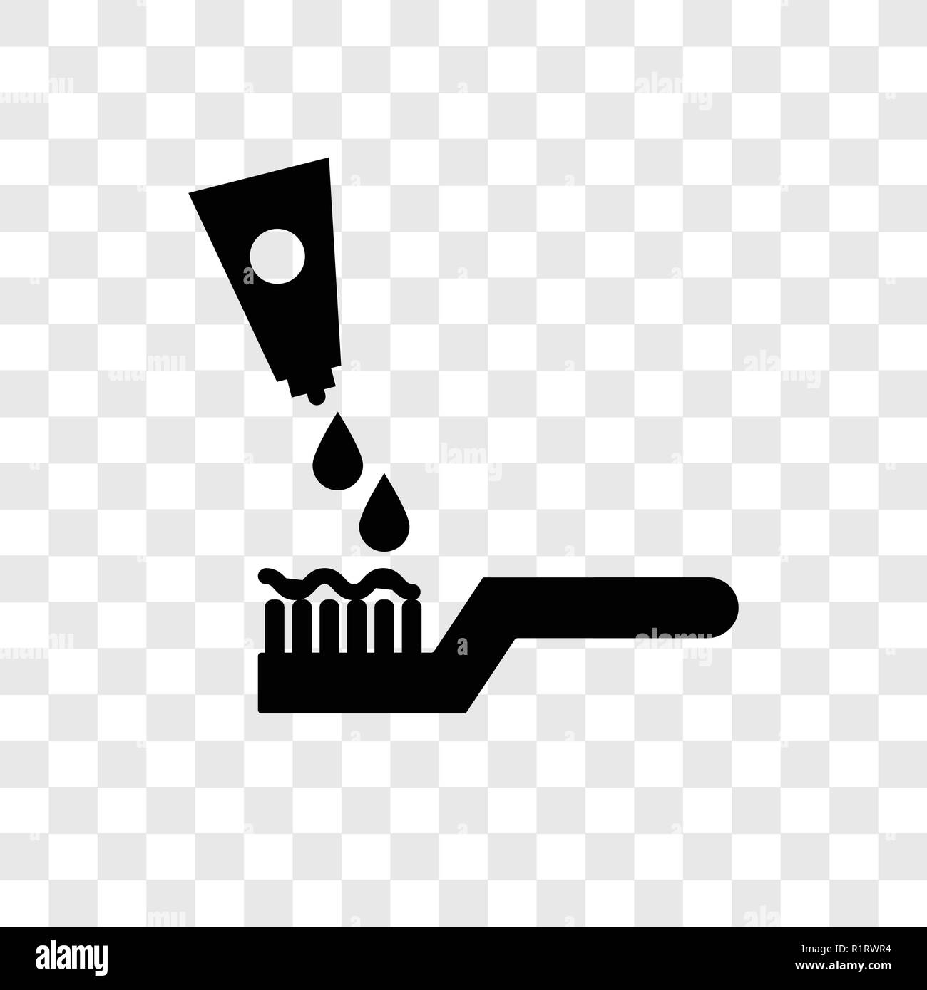 Toothpaste cleanin vector icon isolated on transparent background ...