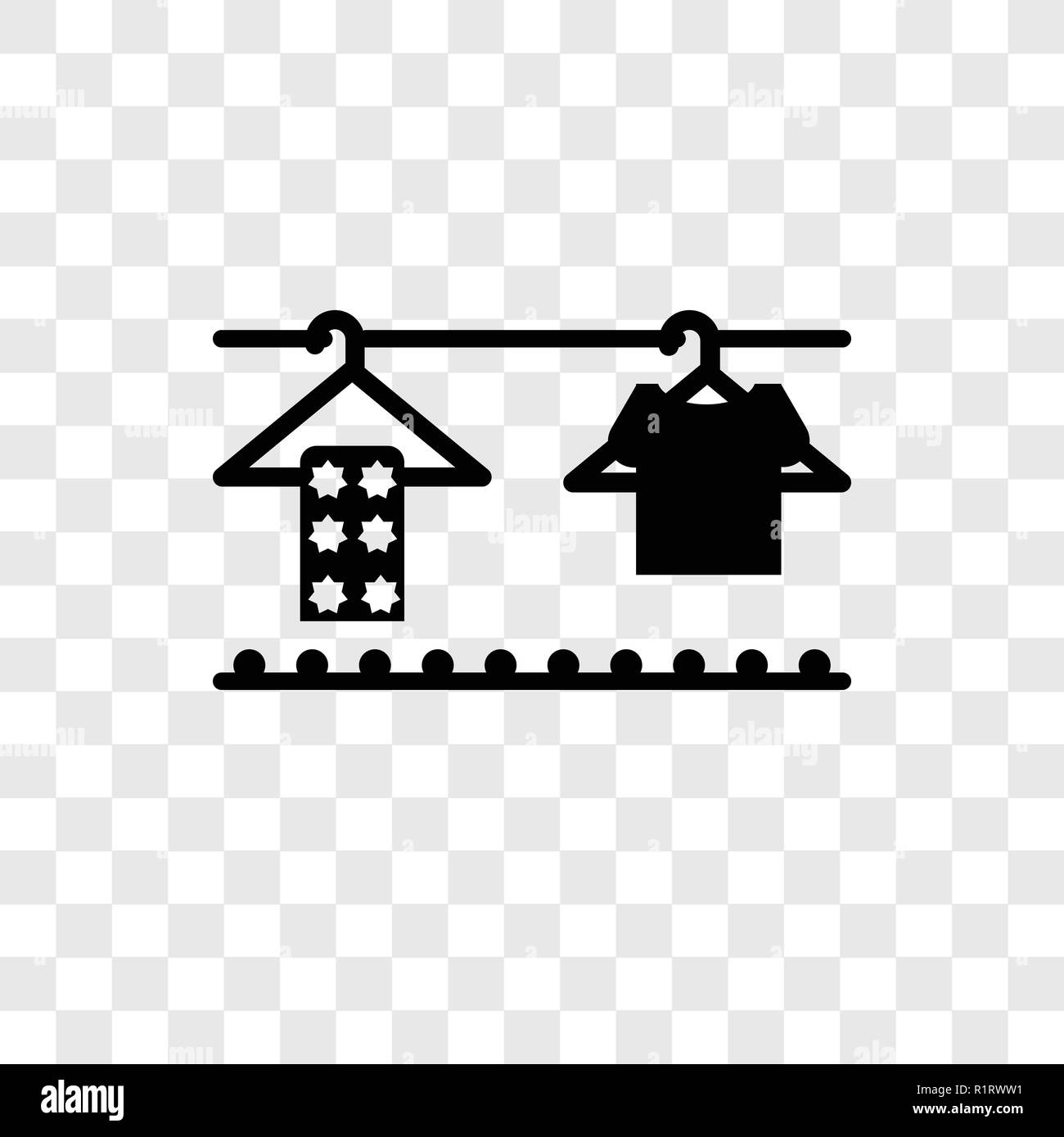 Rack vector icon isolated on transparent background, Rack transparency ...