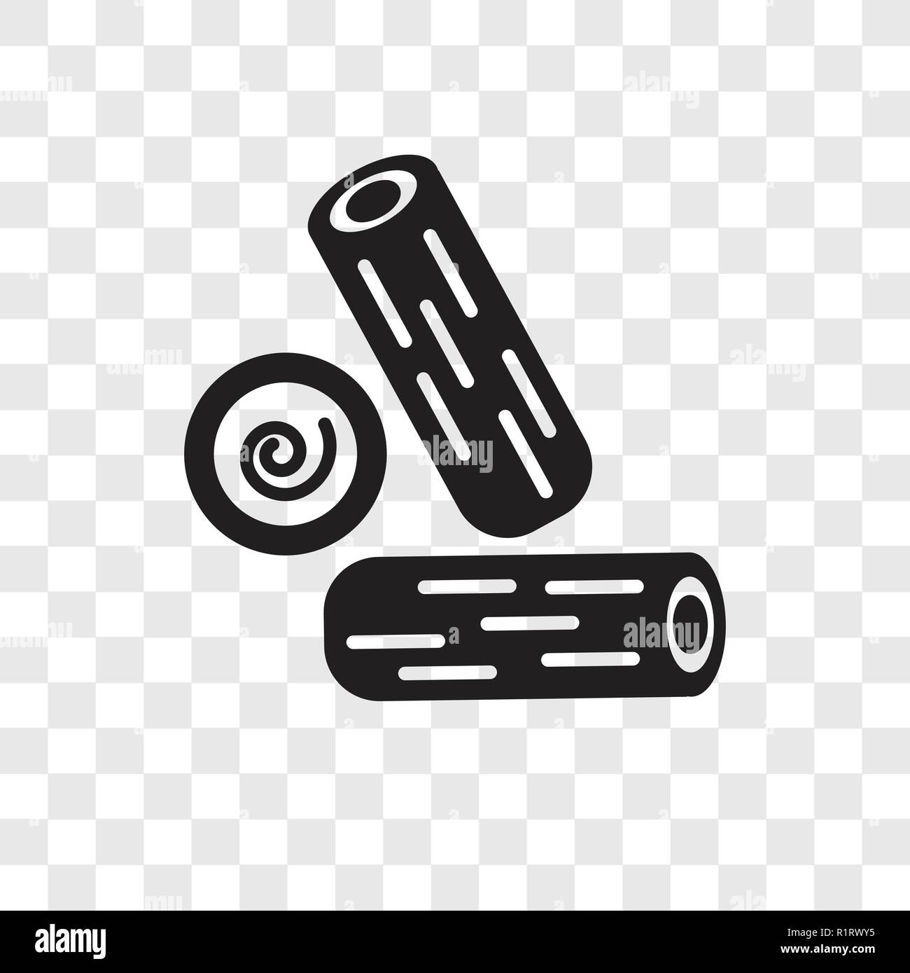 Log vector icon isolated on transparent background, Log transparency ...